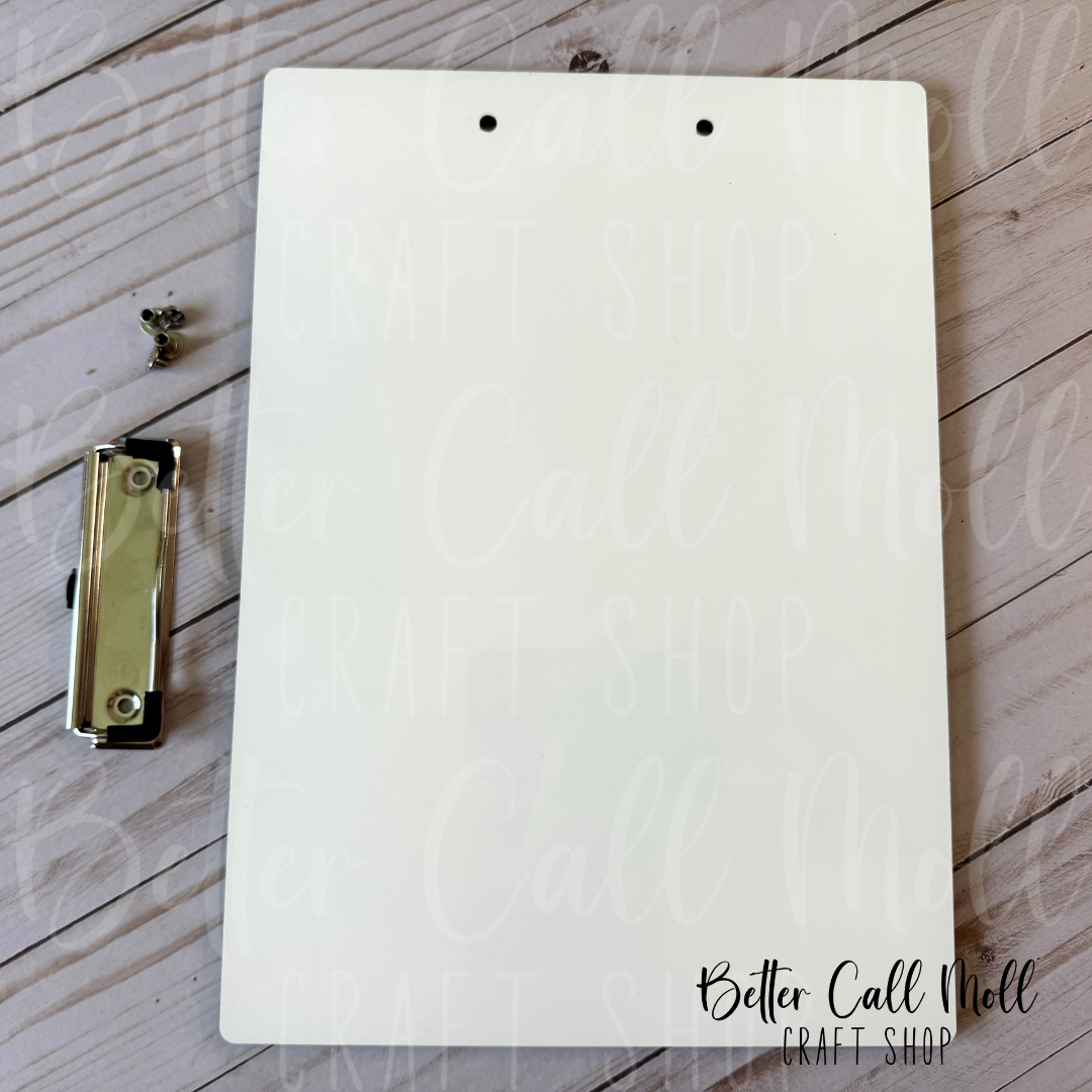 Clipboard Double-Sided Glossy MDF Sublimation Blank – Better Call Moll ...