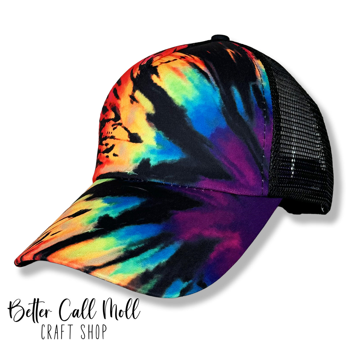 Ponytail Hat – Blank Mesh Back Cap for Hat Patches | Multiple Styles A ...