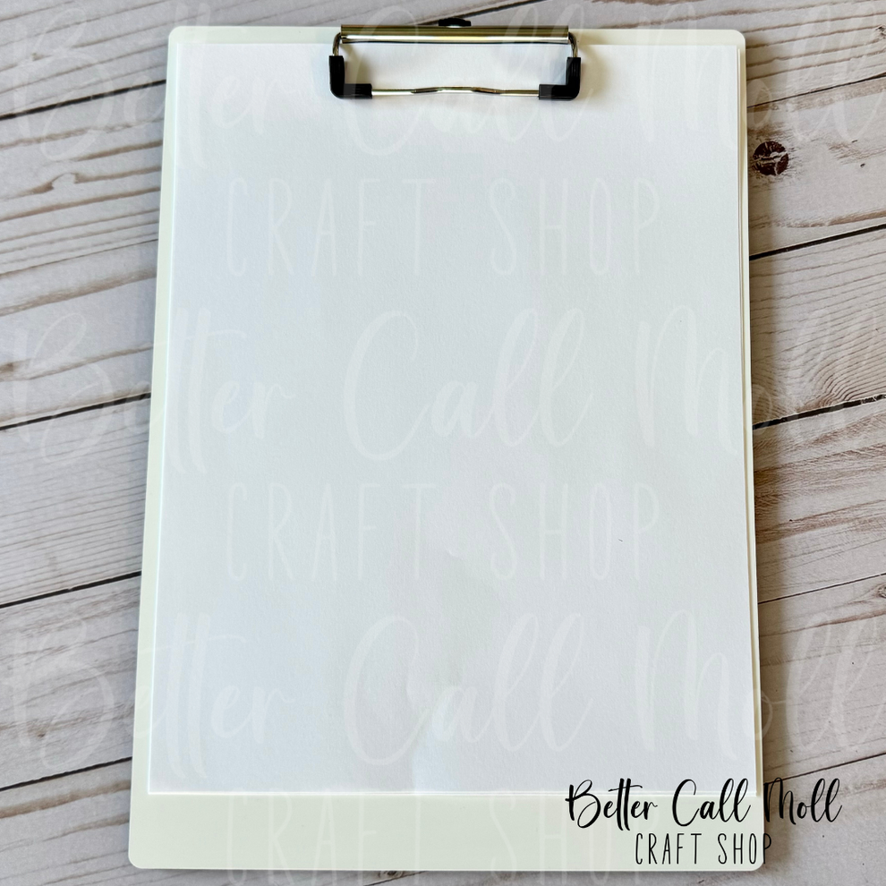 Clipboard Double-Sided Glossy MDF Sublimation Blank – Better Call Moll ...