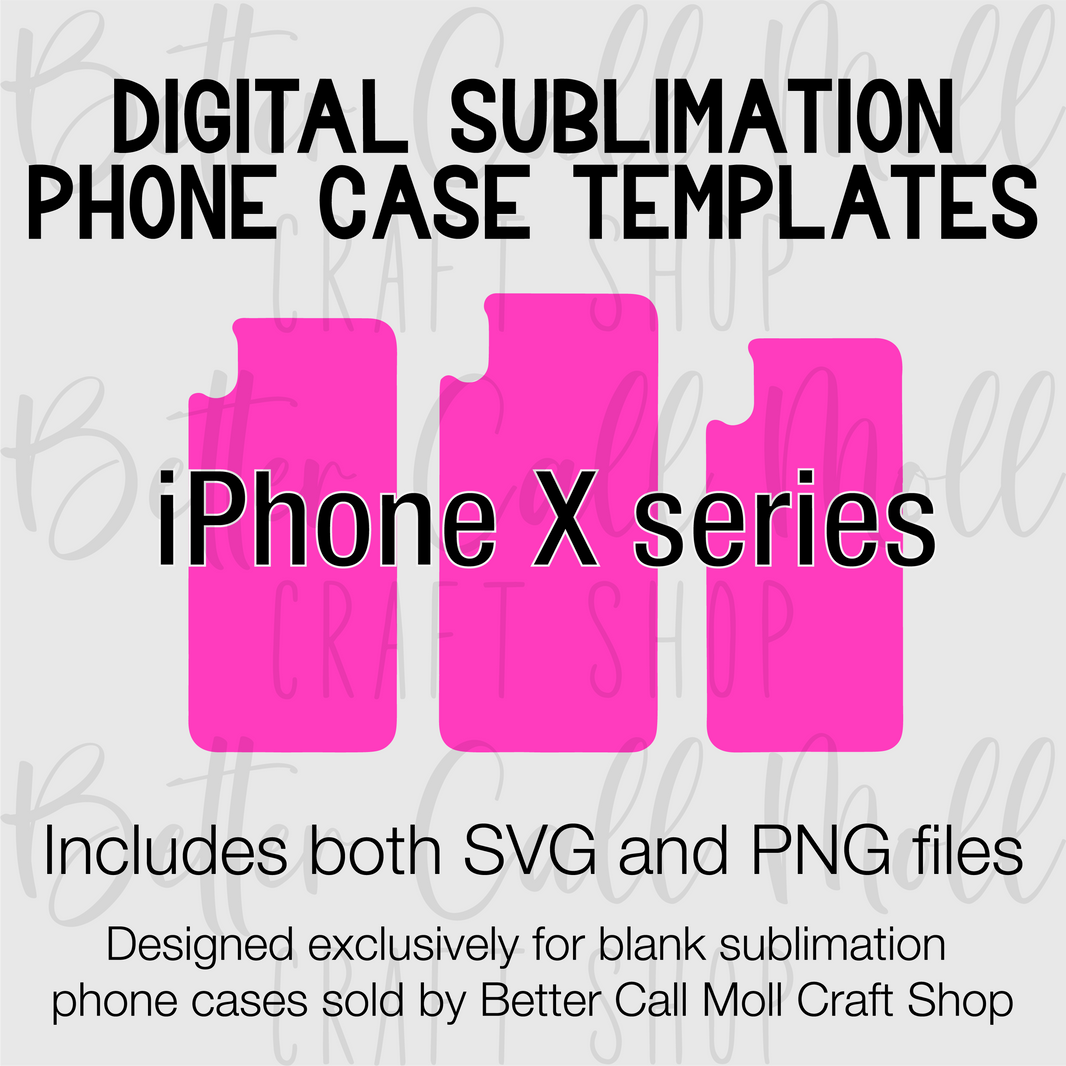 iPhone Case Templates – Better Call Moll Craft Shop